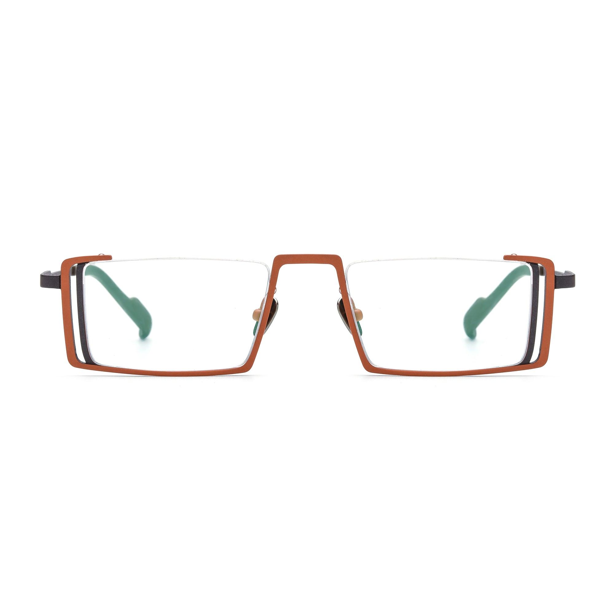 Anistonチタンスクエアメガネ – Prime Particle