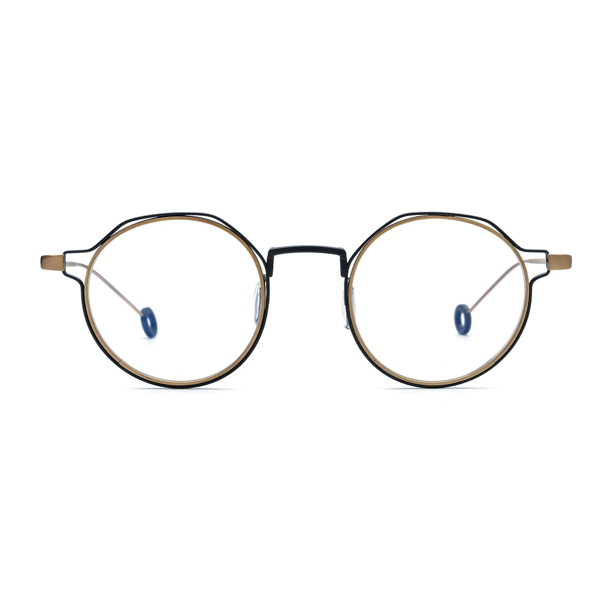 Obeliaチタンラウンドメガネ – Prime Particle